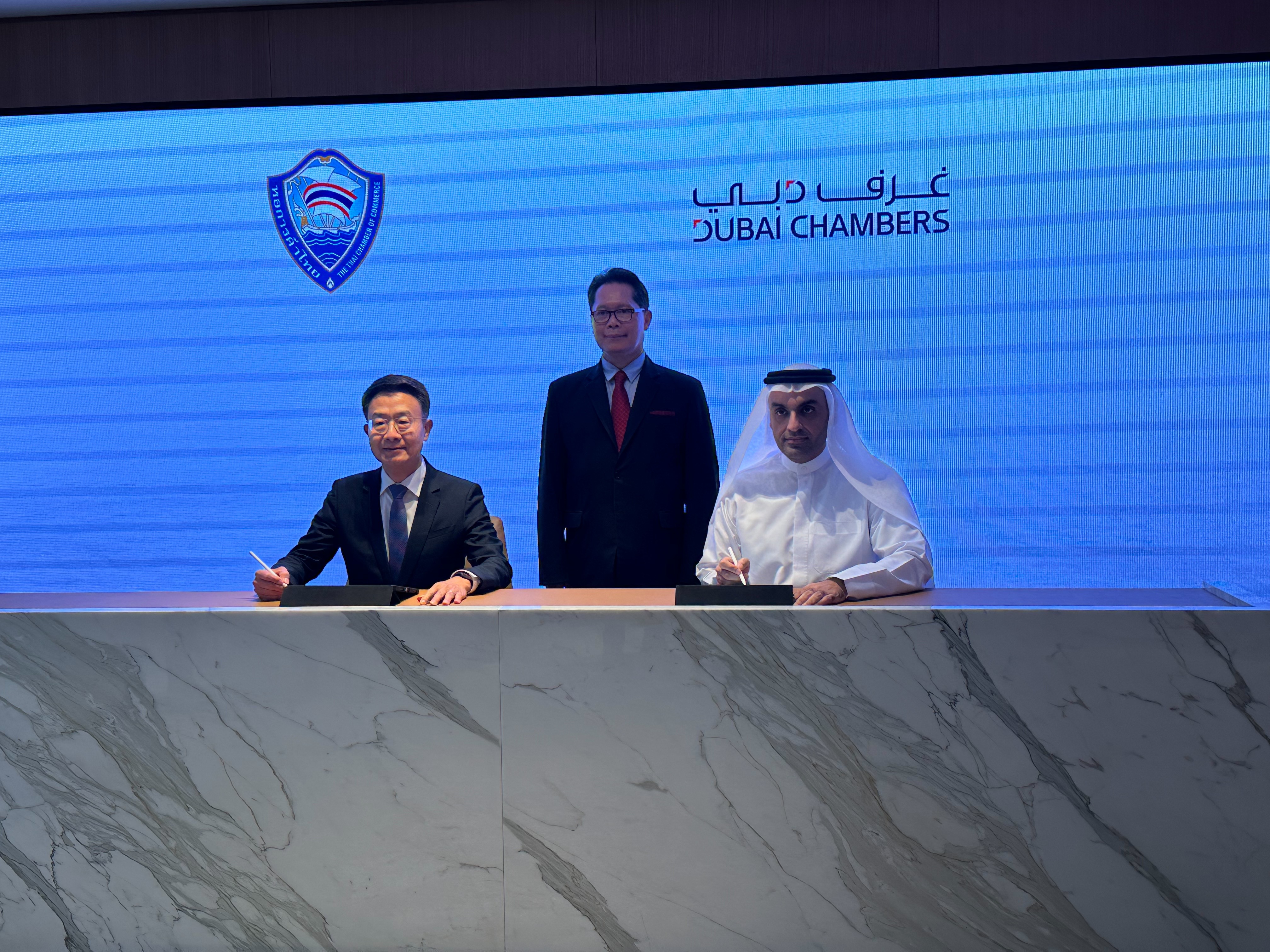 MoU signing ceremony between Thai Chamber of Commerce and Dubai ...