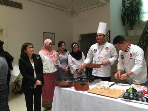 Thai Halal Cooking Class - สถานเอกอัครราชทูต ณ กรุงอาบูดาบี