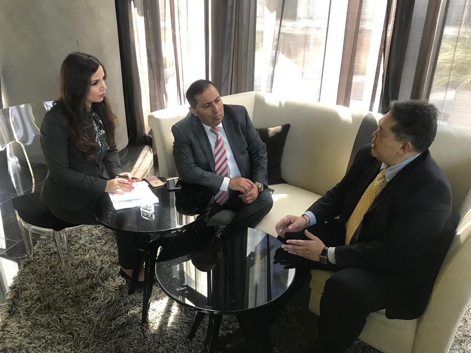 His Excellency Mr. Pornpong Kanittanon met with His Excellency Mr ...