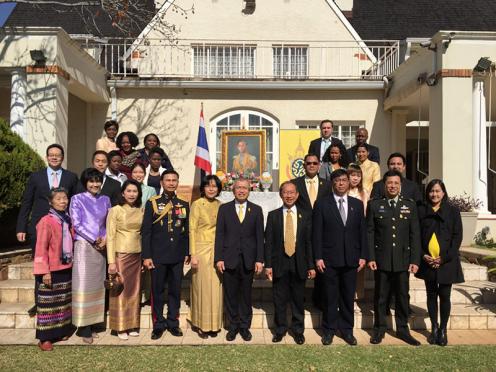 Royal Thai Embassy in Pretoria hosted the reception on the occasion of ...