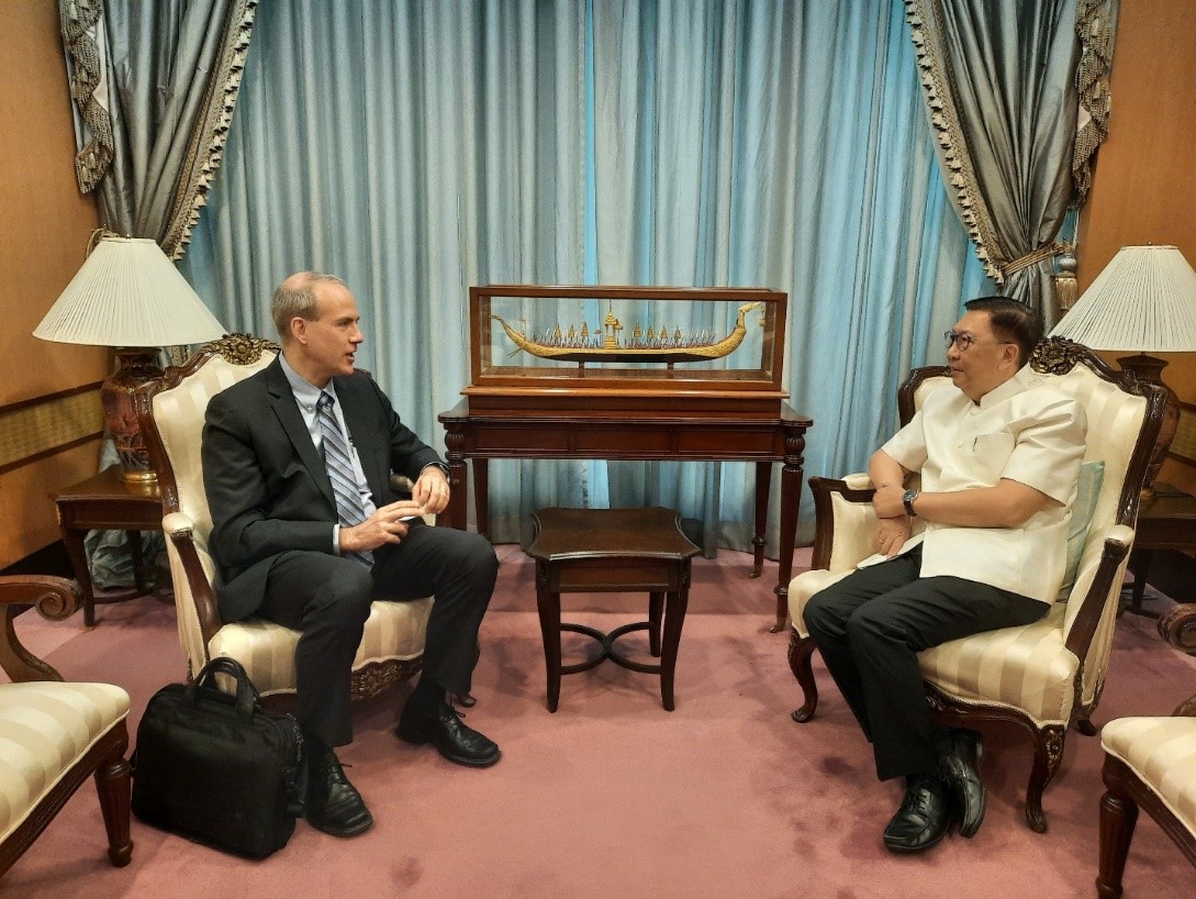 Visit by Mr. Thomas Parks, Country Representative, Thailand, the Asia ...