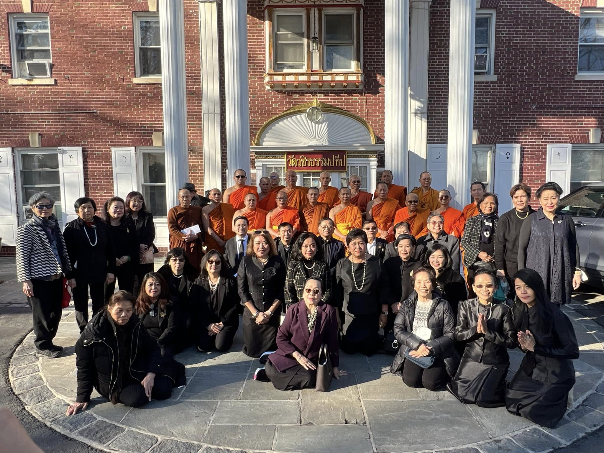 Attending the Memorial Services for Victims of the Wat Usa-Buddhayaram ...