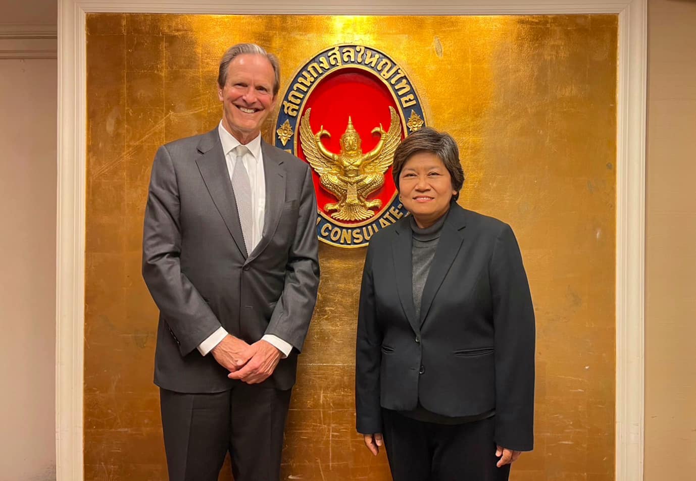 Meet with Chair of CCAP - สถานกงสุลใหญ่ ณ นครนิวยอร์ก