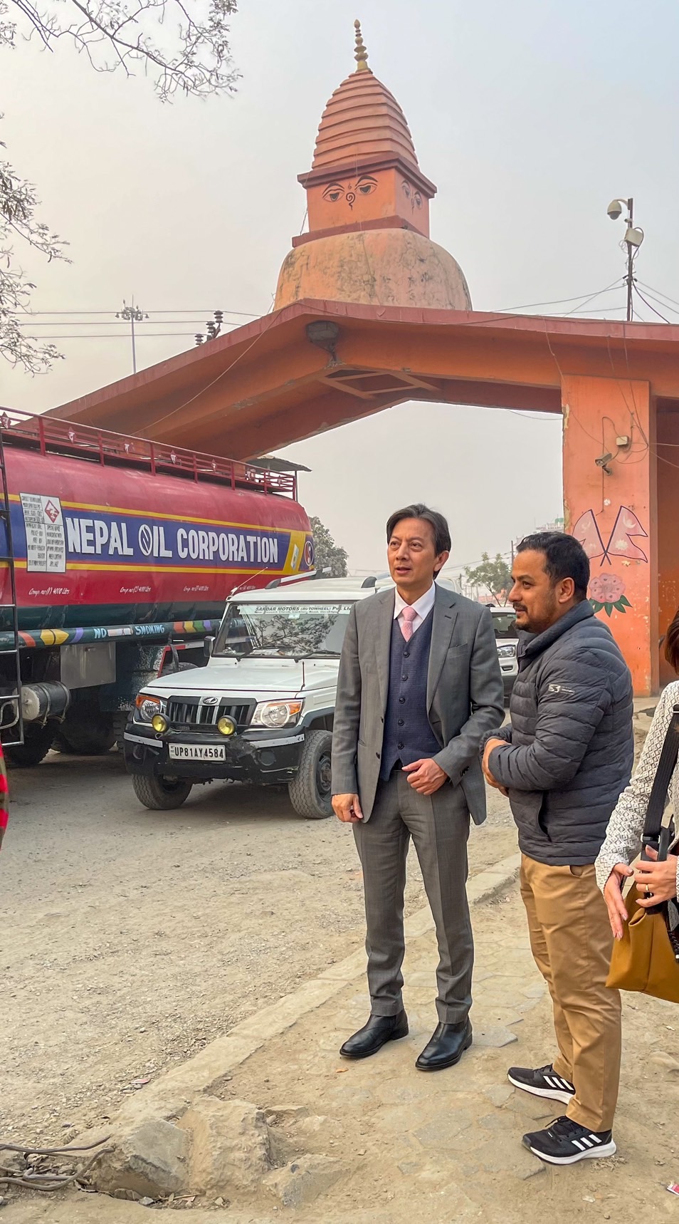 เอกอัครราชทูต ณ กรุงกาฐมาณฑุ ลงพื้นที่เมืองลุมพินี สำรวจเส้นทางอำนวย ...