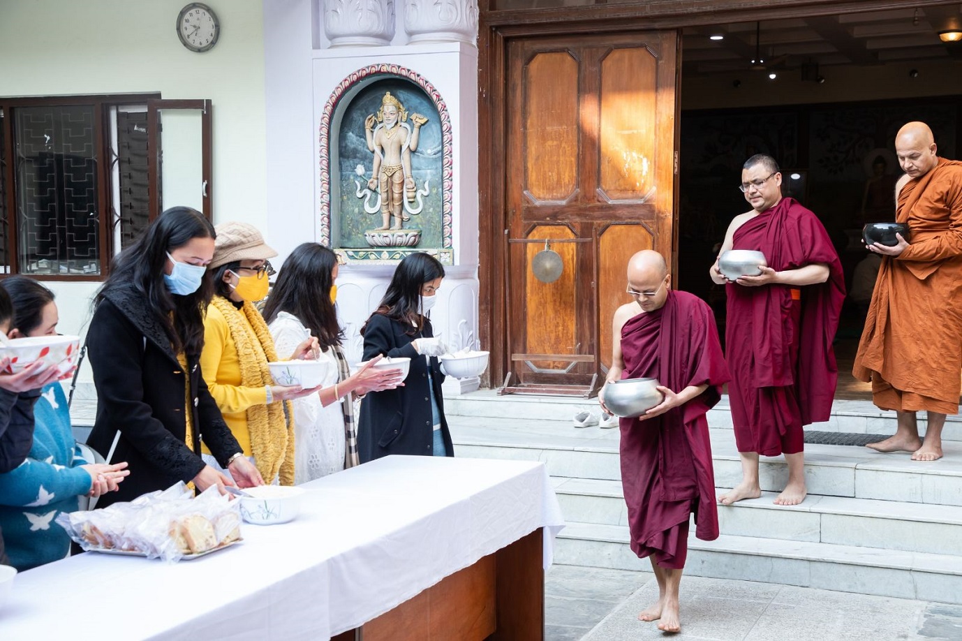 Buddhist merit-making ceremony on the occasion of the Birthday ...