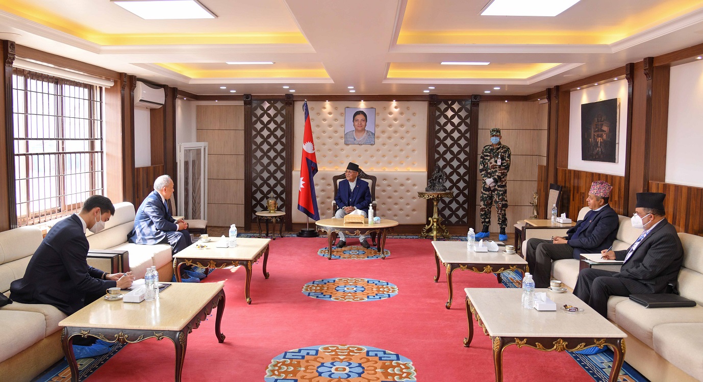 H.E. Mr. Vosita Vorasaph, Ambassador of Thailand to Nepal paid courtesy ...