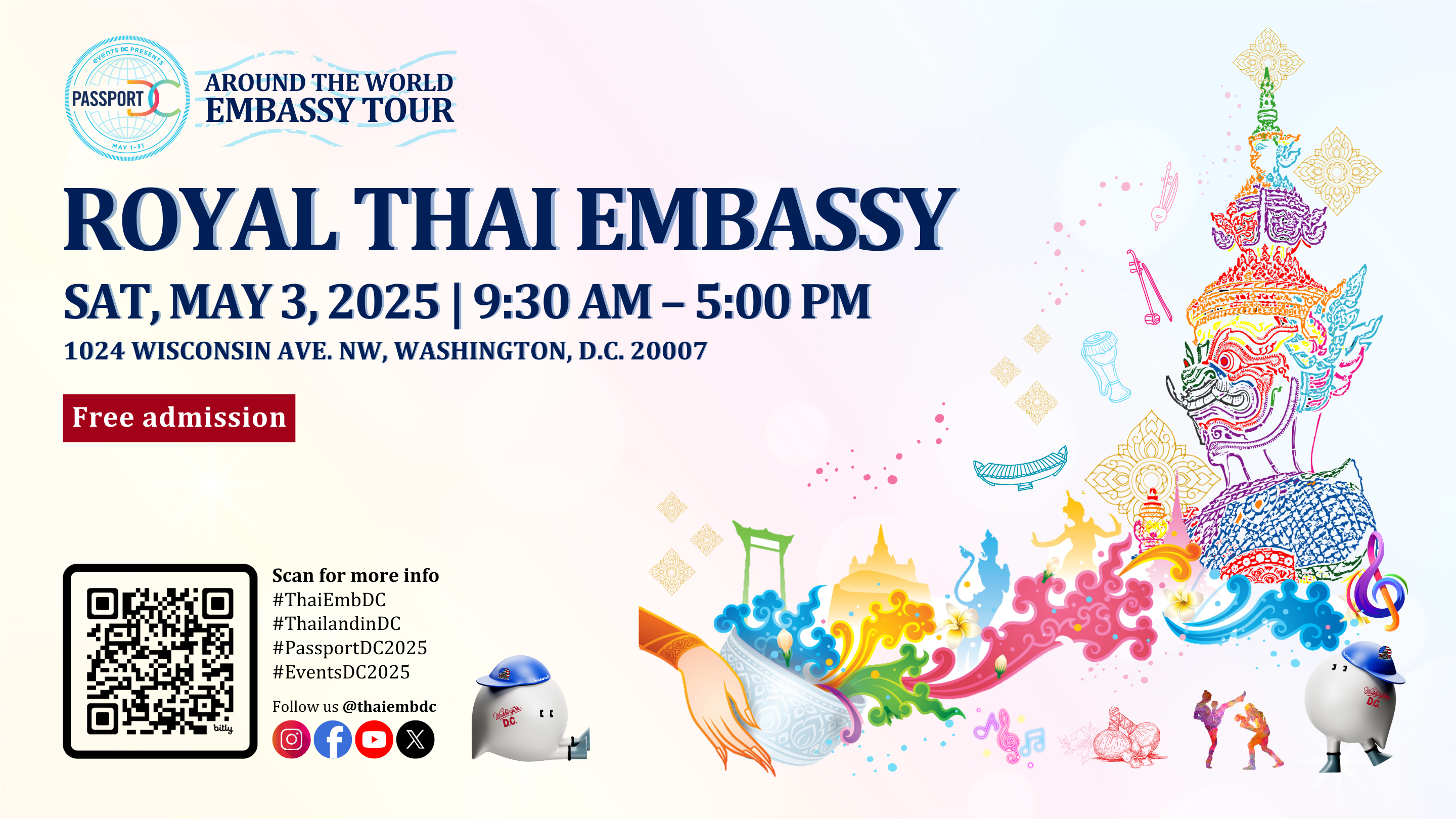 2025 Around the World Embassy Tour at the Royal Thai Embassy - สถาน ...