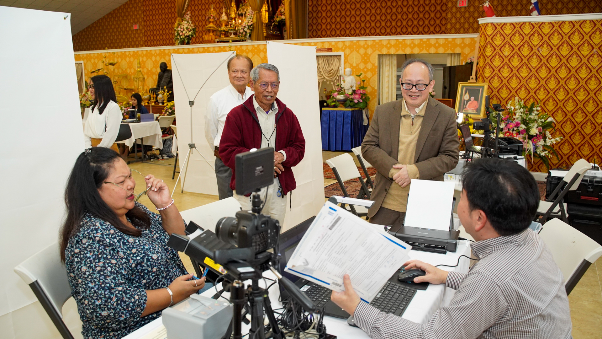 Royal Thai Embassy’s Mobile Consular Service at Wat Florida Dhammaram ...