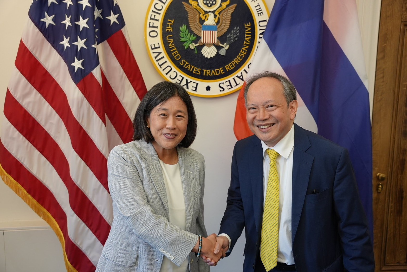 Ambassador Suriya Chindawongse met with USTR - สถานเอกอัครราชทูต ณ กรุงวอชิงตัน