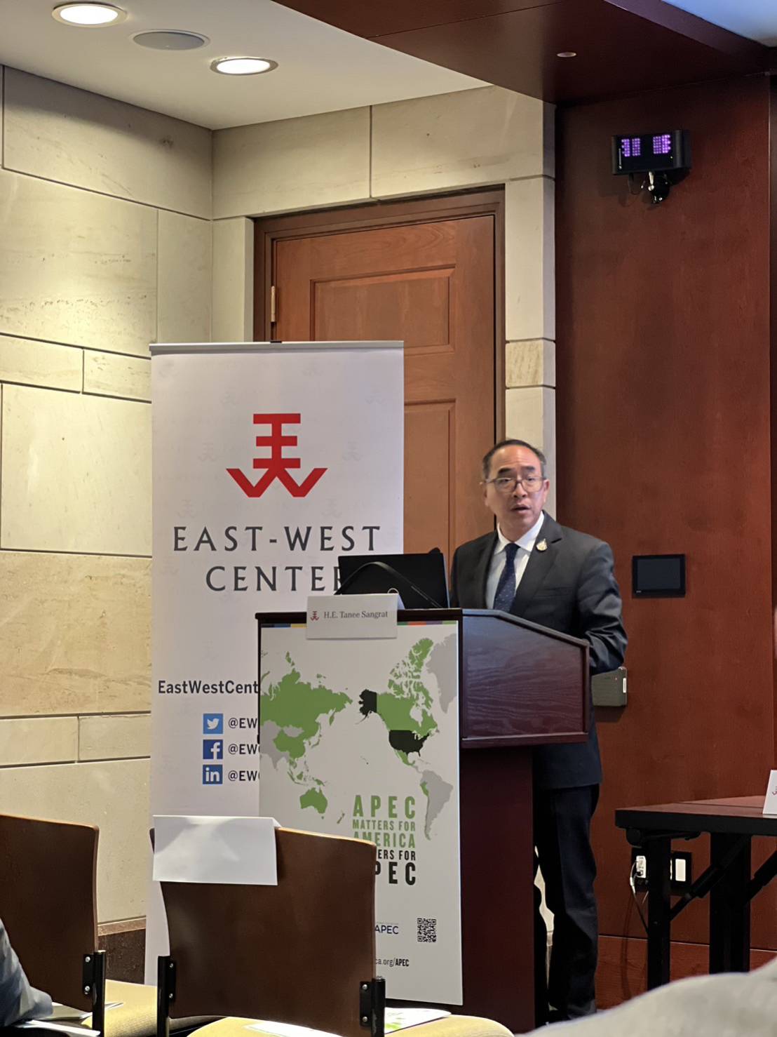 Ambassador Tanee delivers keynote remarks at the official launch of ...