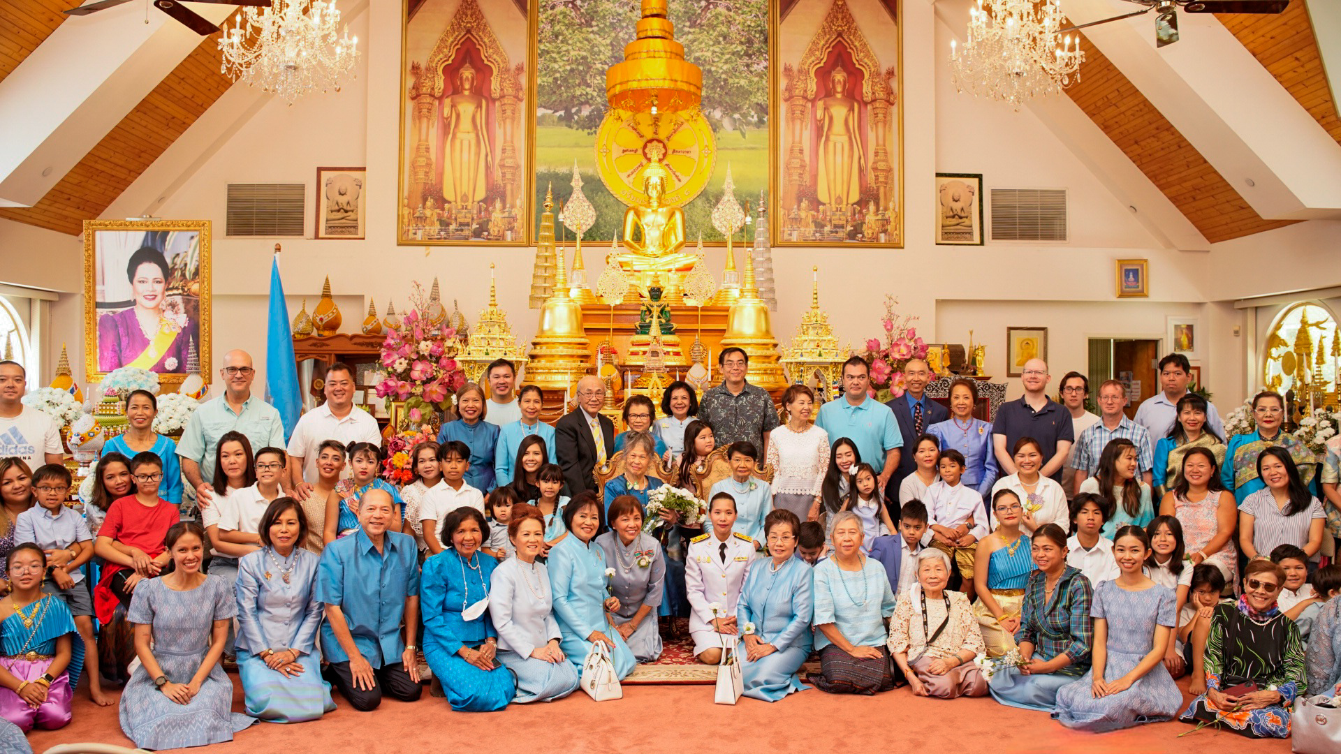 The Royal Thai Embassy’s officials participated in the events to honor ...