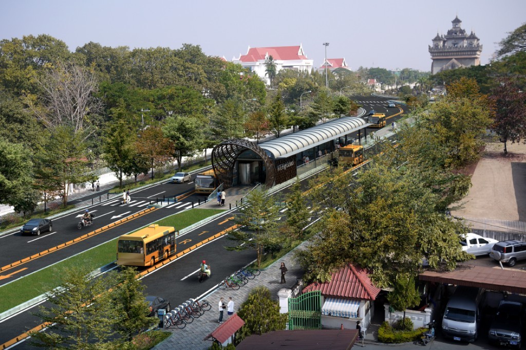 รถโดยสารด่วนพิเศษ (Bus Rapid Transit: BRT) ใน สปป. ลาว - สถาน ...