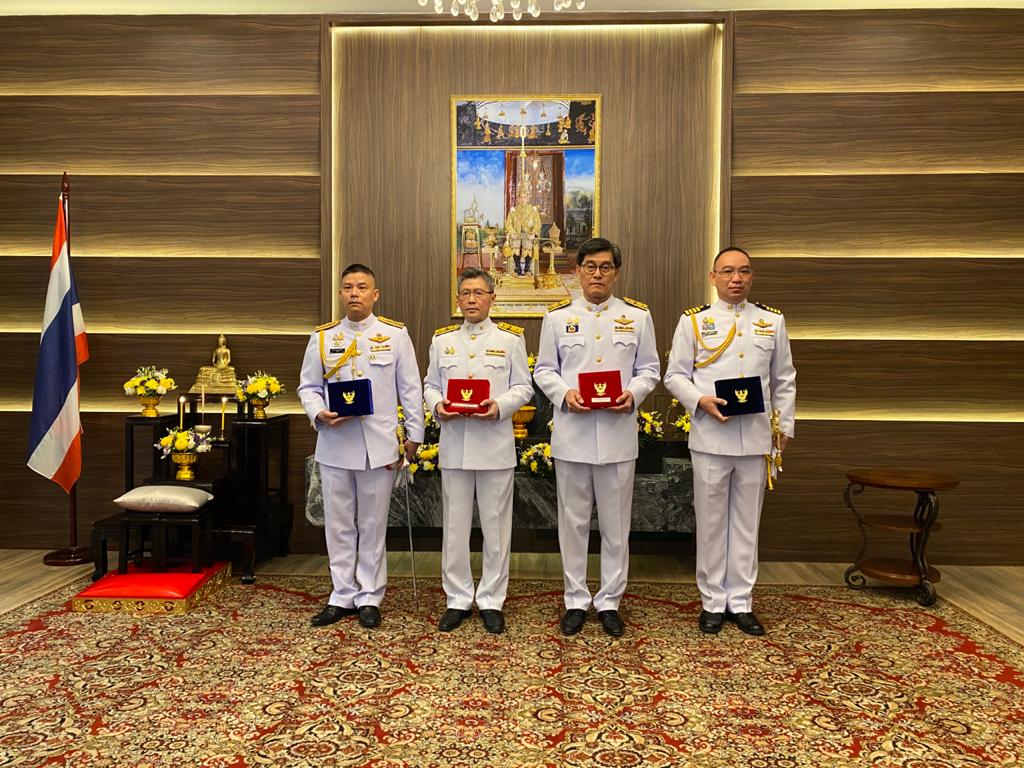 พิธีรับพระราชทานเครื่องราชอิสริยาภรณ์ ชั้นสายสะพาย ประจำปี 2563 เนื่อง