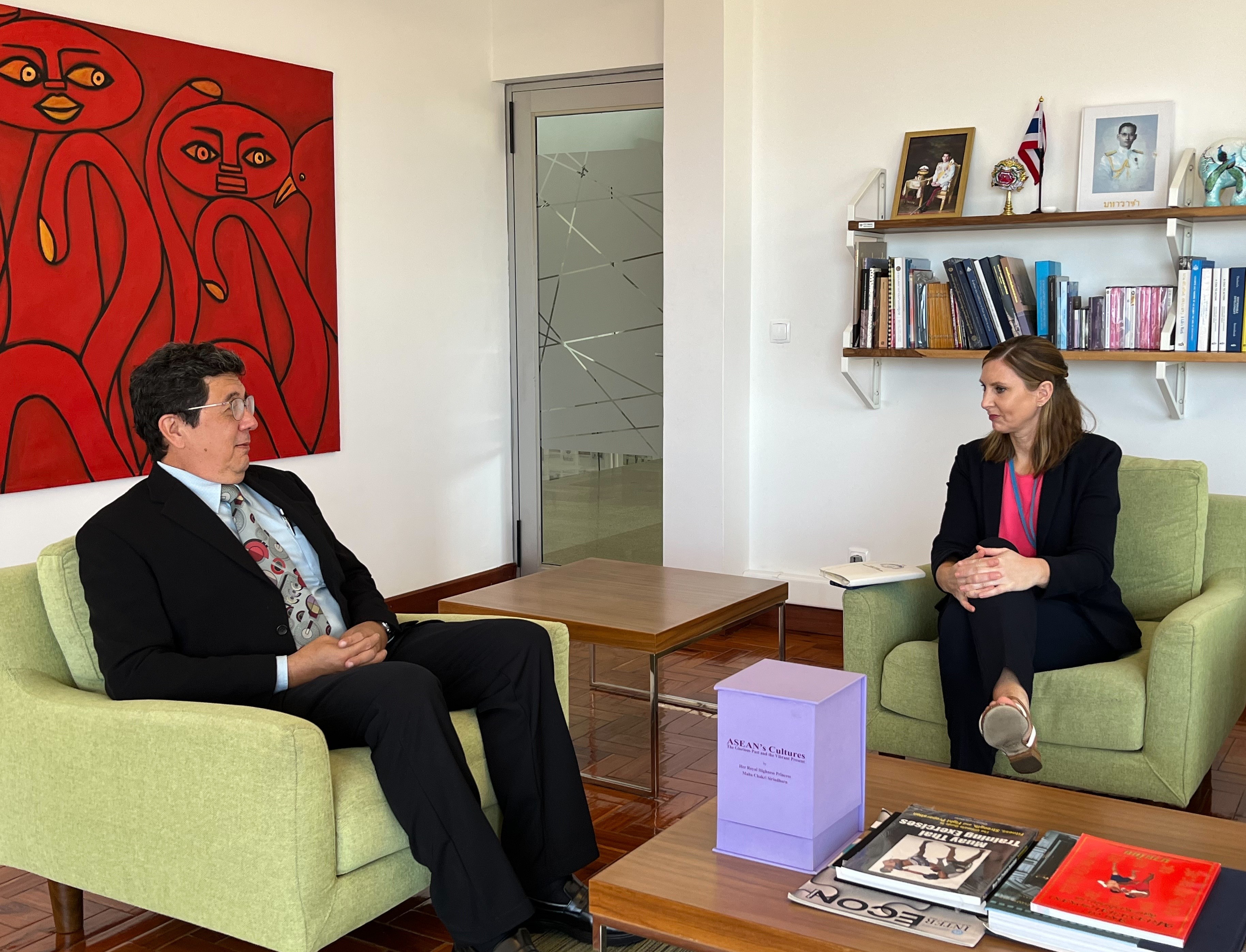 British High Commissioner to Mozambique paid a courtesy call on the ...