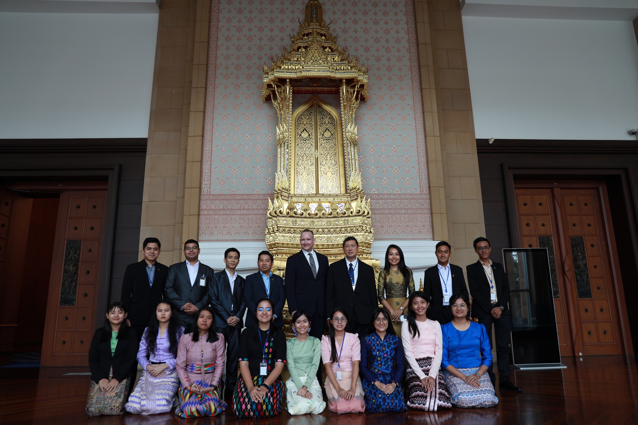 The new Myanmar diplomat is participating in the training course on ...