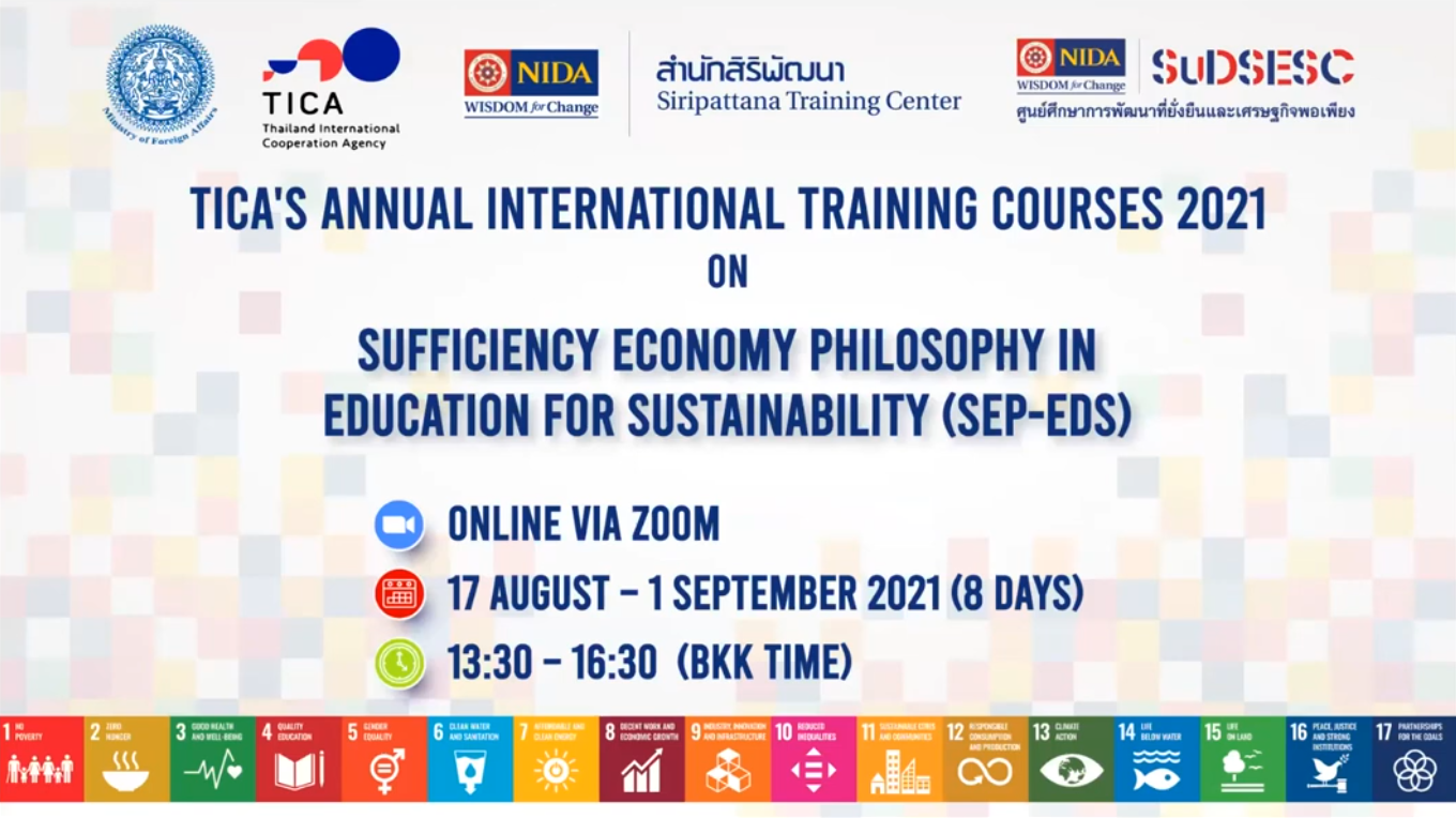 Sufficiency Economy Philosophy (SEP) in Education for Sustainability ...
