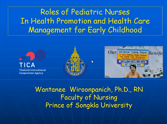 Early Childhood Health Promotion and Health Care Management beyond ...