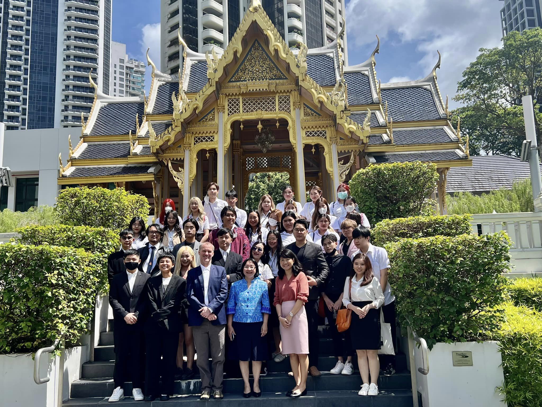 The Royal Thai Embassy in Singapore welcomed 37 students and lecturers ...
