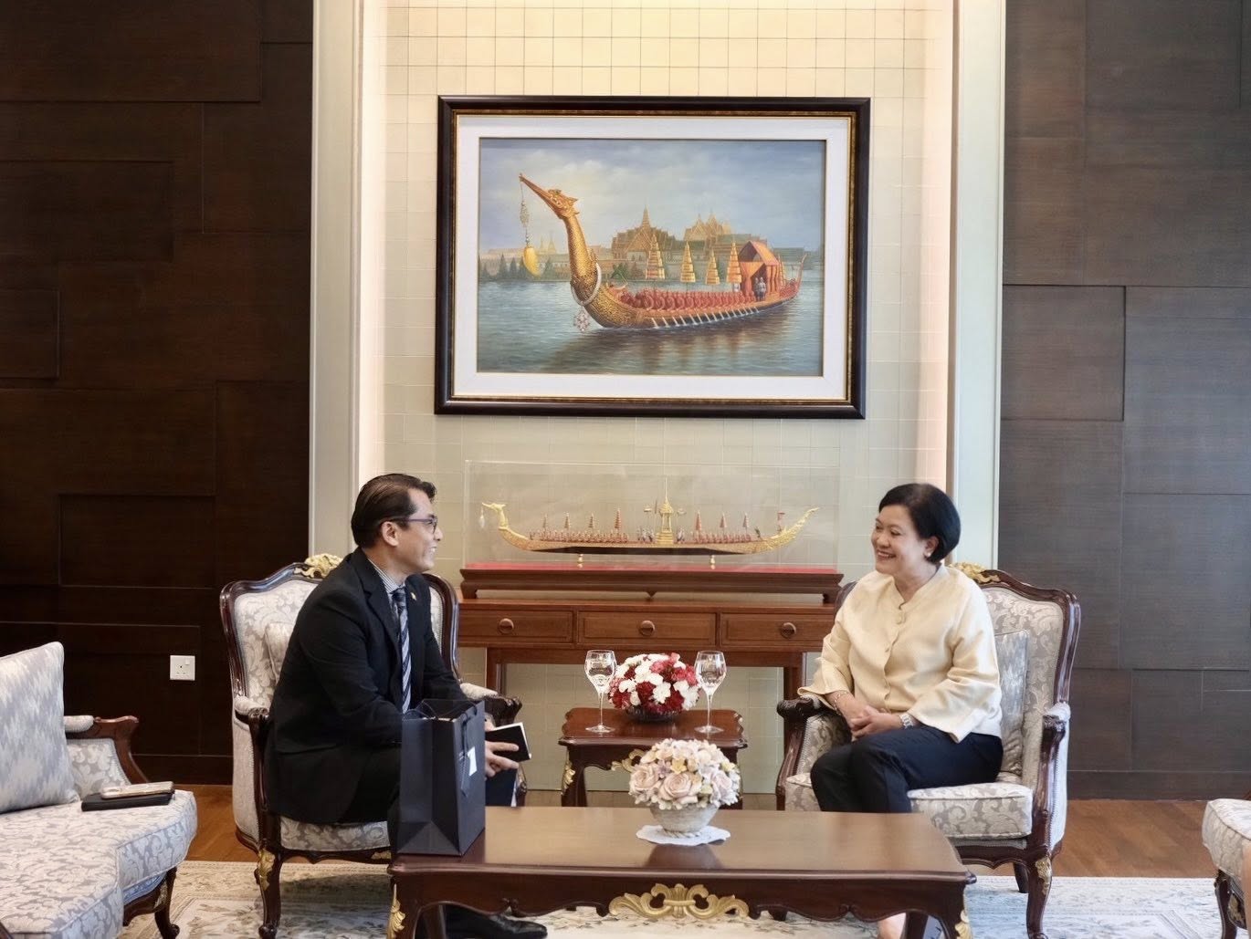 Ambassador of Thailand to Singapore welcomed Mr. Zaw Minn Aung, Chargé d'Affaires, Embassy of ...