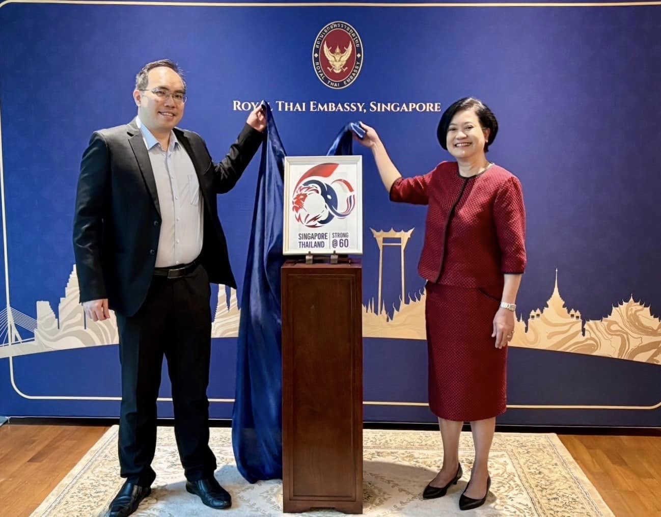 Official Launch of the Logo Commemorating 60th Anniversary of Thailand-Singapore Diplomatic ...