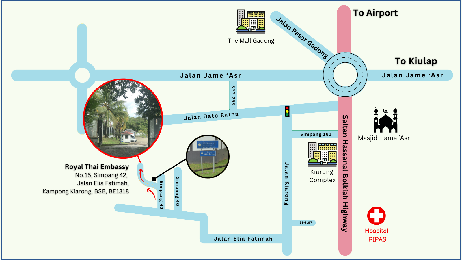 Contact us - สถานเอกอัครราชทูต ณ บันดาร์เสรีเบกาวัน
