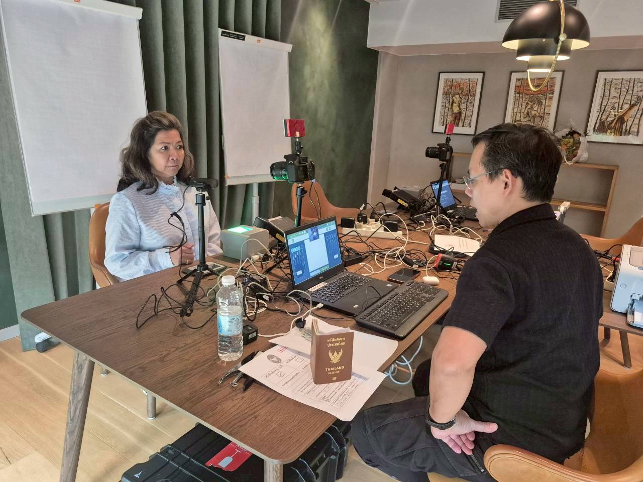 The Royal Thai Embassy in Copenhagen organized mobile consular services ...