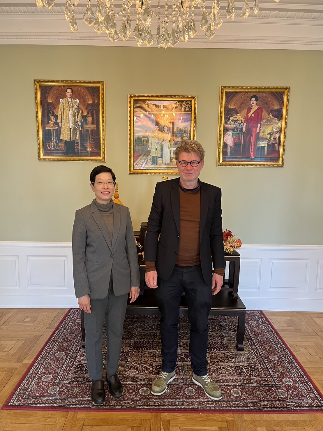 Ambassador of Thailand to Denmark gave an interview to a journalist ...