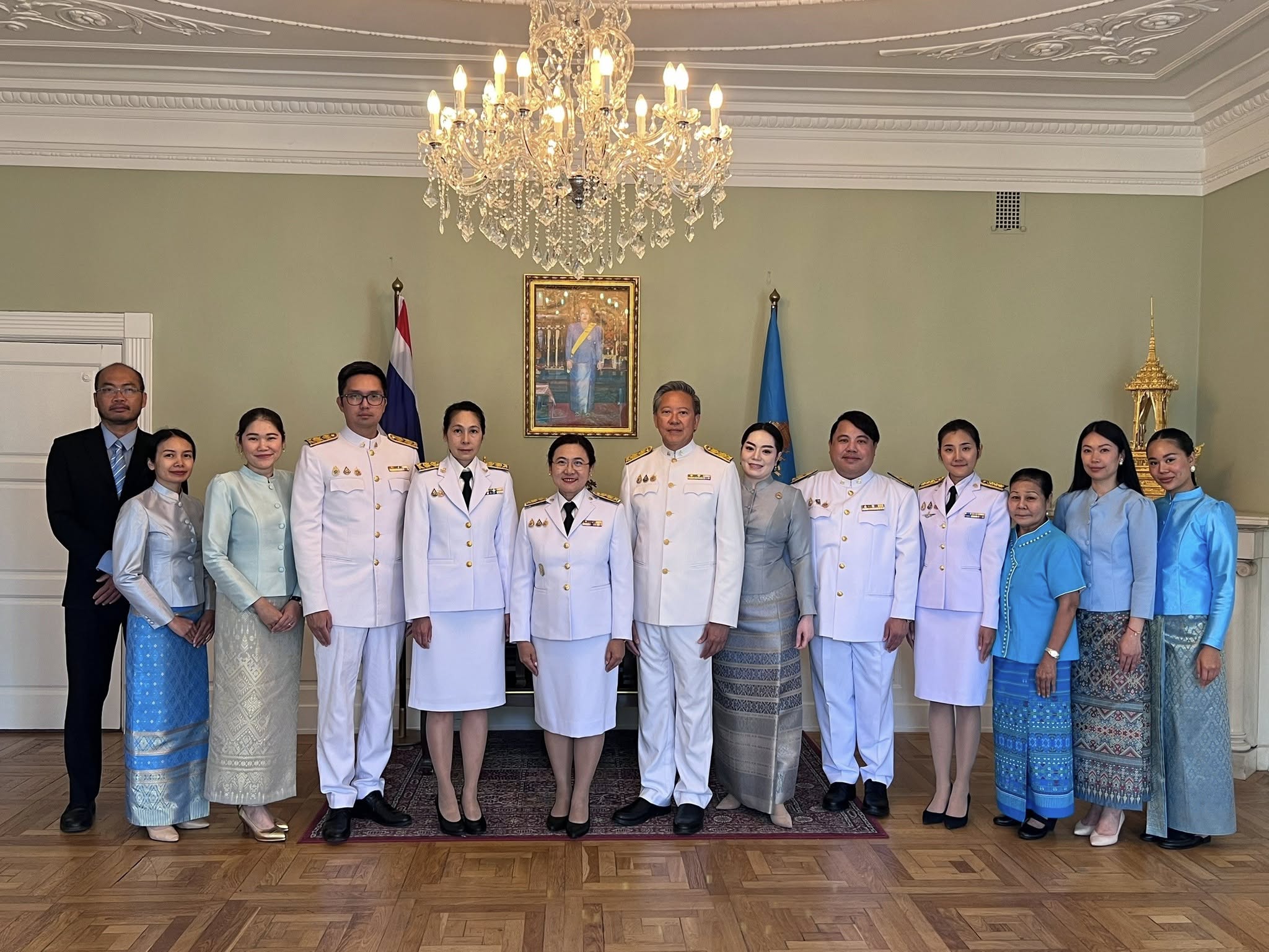 The Royal Thai Embassy in Copenhagen organized a ceremony to pay ...