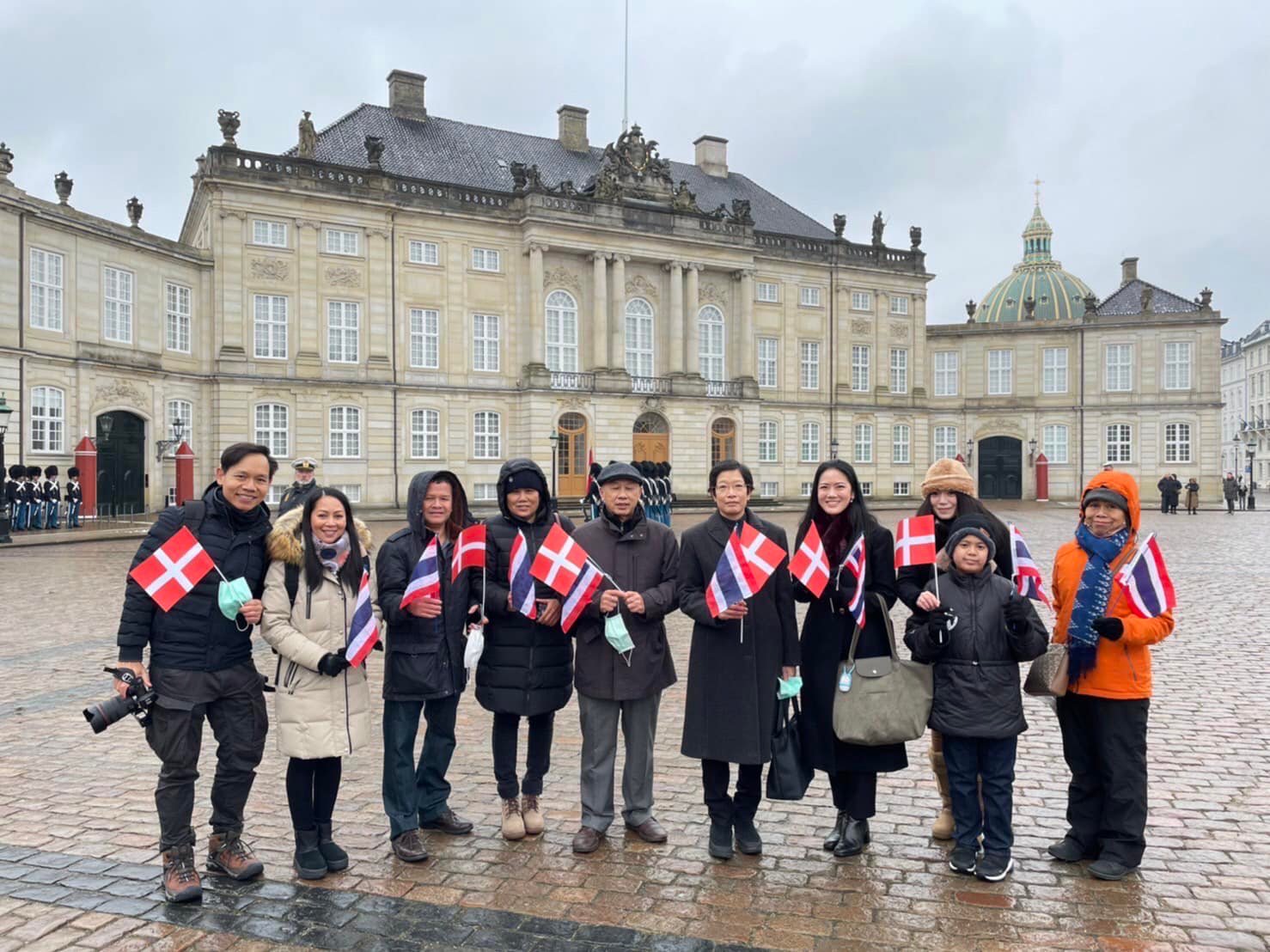 Band of the Royal Danish Life Guards performed the “Royal Guards March ...