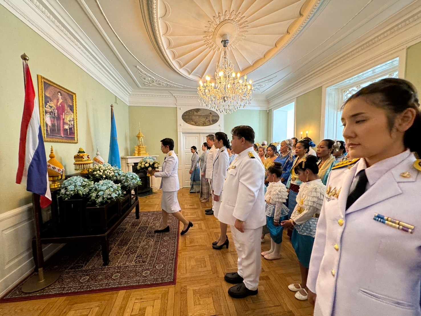 The Royal Thai Embassy in Copenhagen organized a ceremony to pay ...