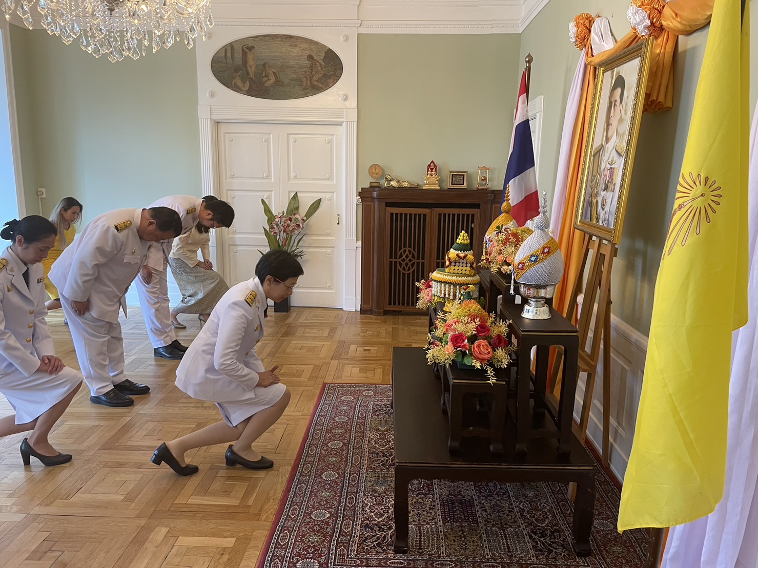 The Royal Thai Embassy in Copenhagen organized a ceremony to celebrate ...