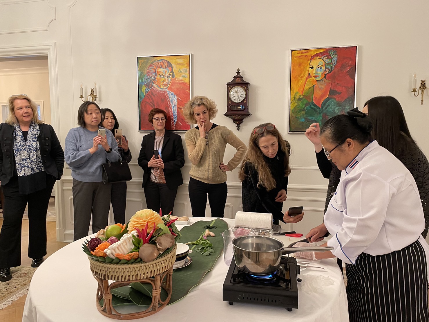The Royal Thai Embassy organised the 3rd session of Thai cooking class ...