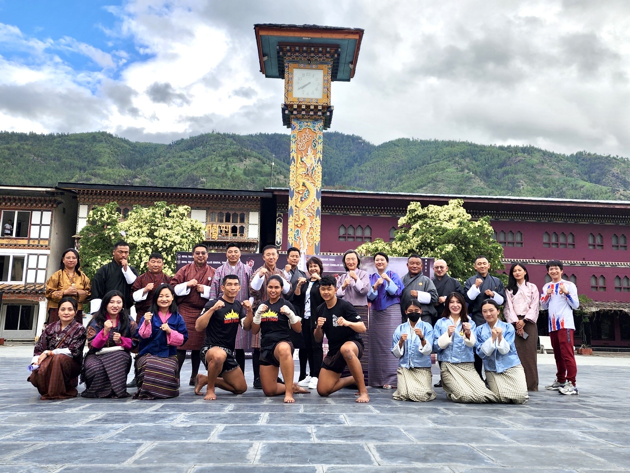 Muay Thai Demonstration series in Bhutan - Royal Thai Embassy, Dhaka