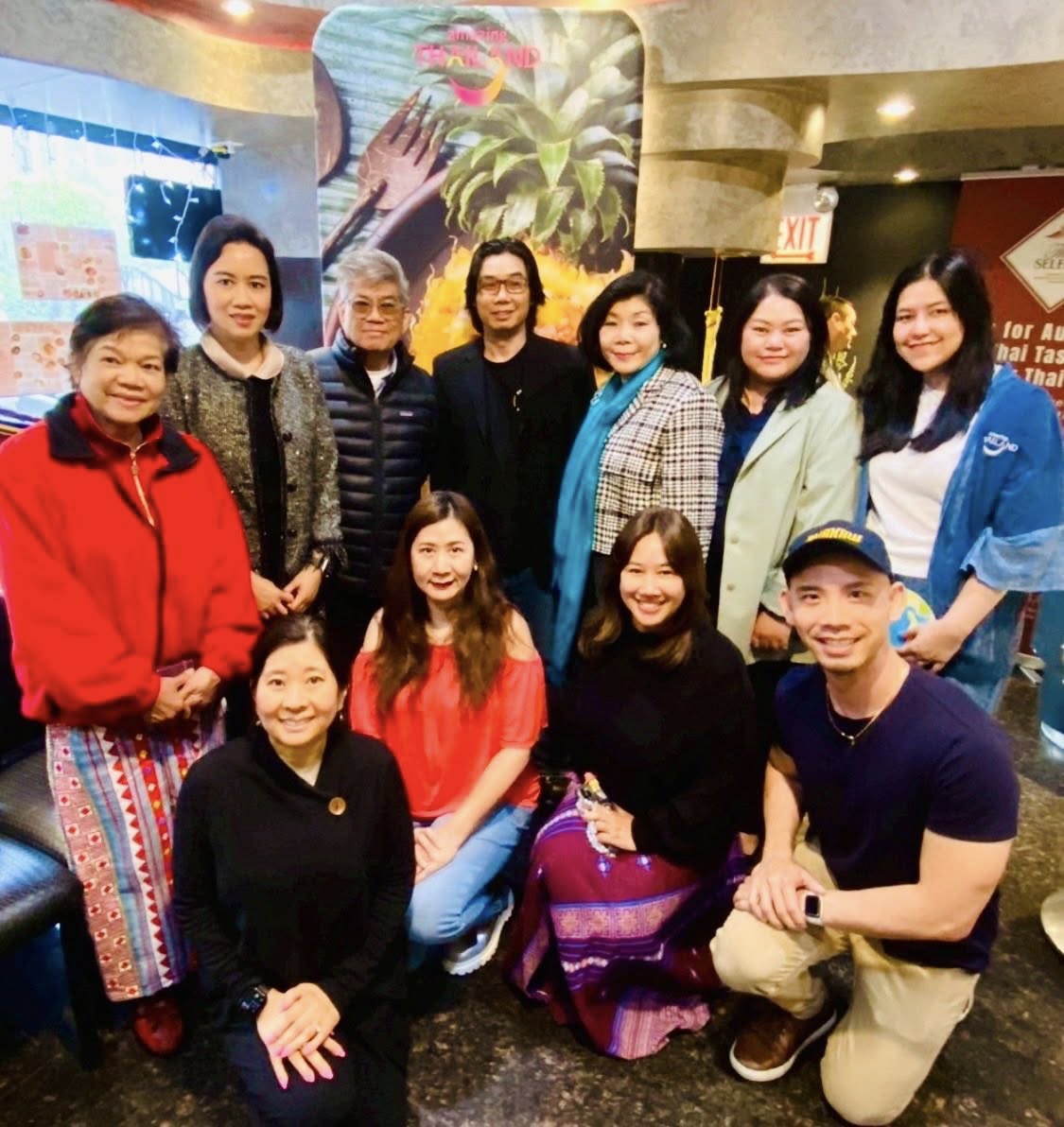 Deputy Consul-General Natnapang Damrongsoontornchai, along with staff ...