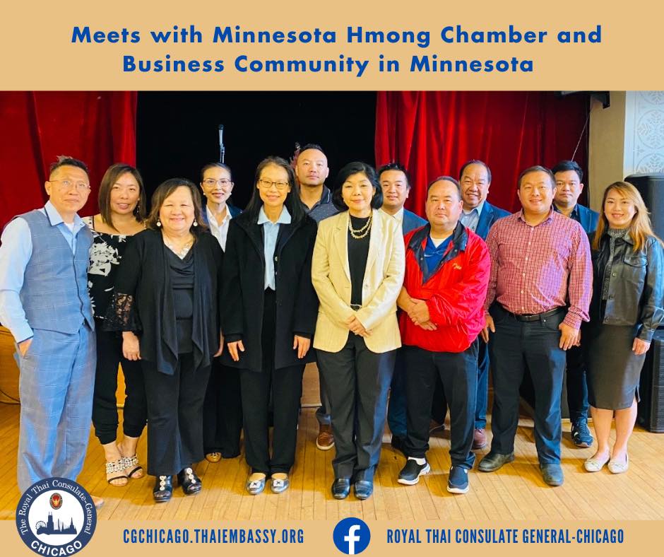 Meets with the Hmong Chamber of Commerce and the Business Community in ...