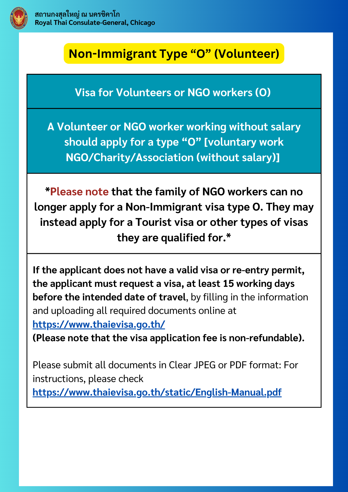 charitable work permit