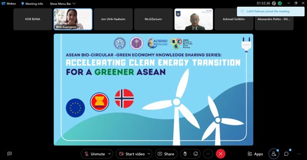 ไทยร่วมแบ่งปันประสบการณ์และส่งเสริมความร่วมมือด้าน BCG ในอาเซียน ...