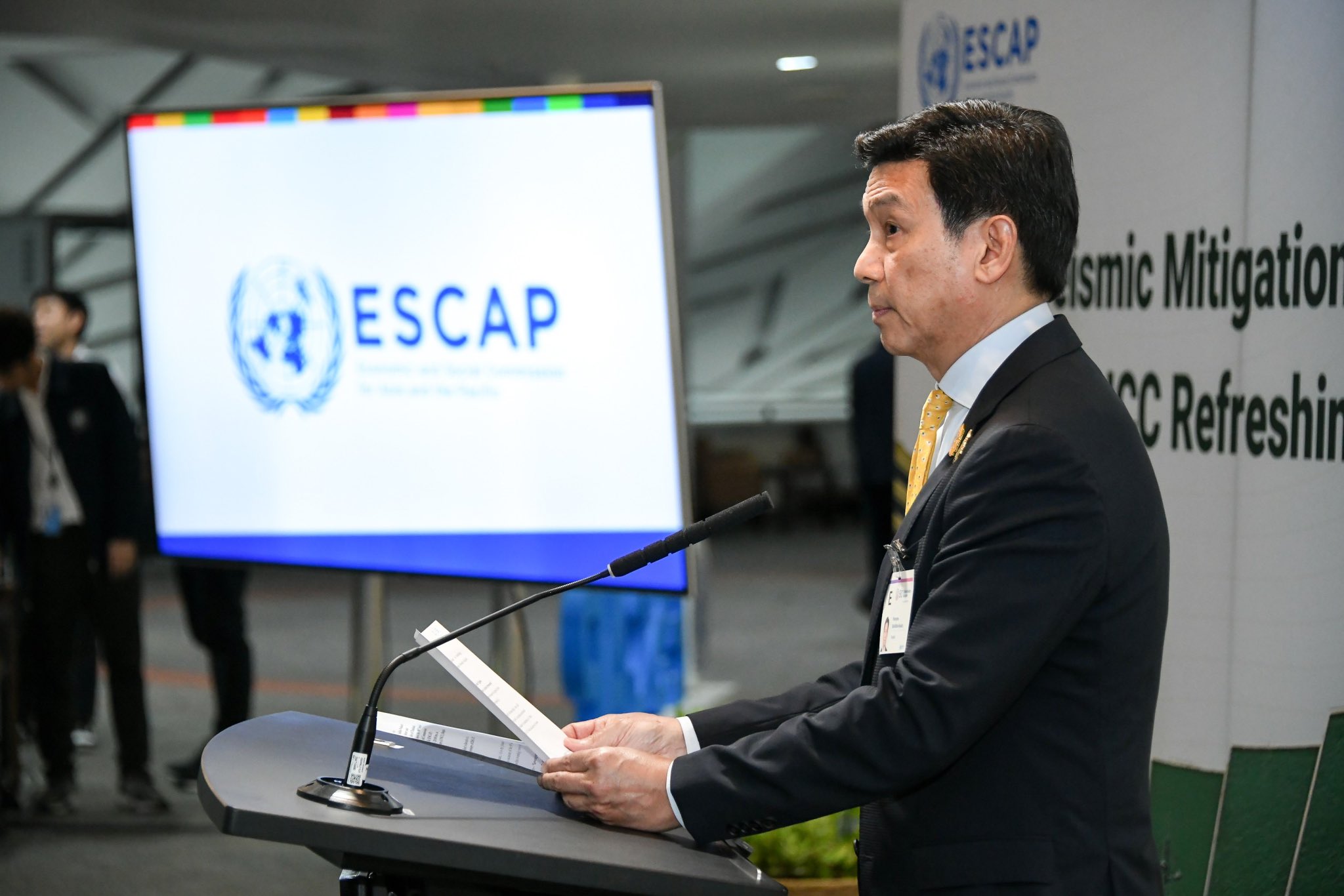 รอง นรม. และรมว.กต. เป็นเจ้าภาพงานเลี้ยงต้อนรับผู้เข้าร่วมการประชุม ESCAP/ DPM - FM co-hosted ...