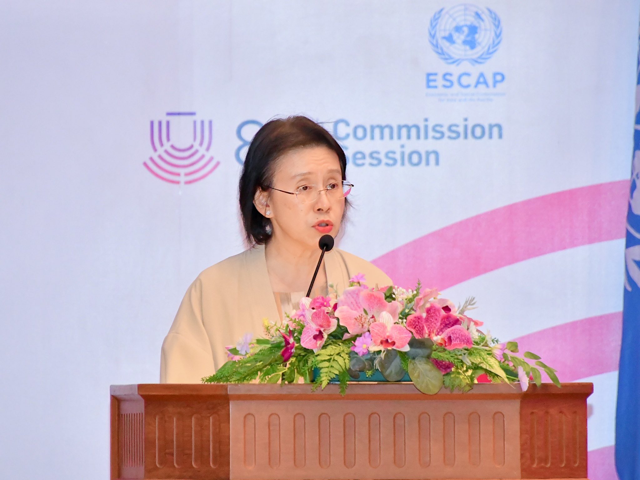 ปลัดกระทรวงการต่างประเทศกล่าวถ้อยแถลงในการประชุม ESCAP / Permanent ...