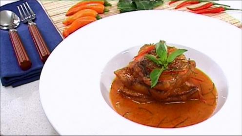 Fried Fish with Red Curry Paste, Chu Chee Pla (English ...