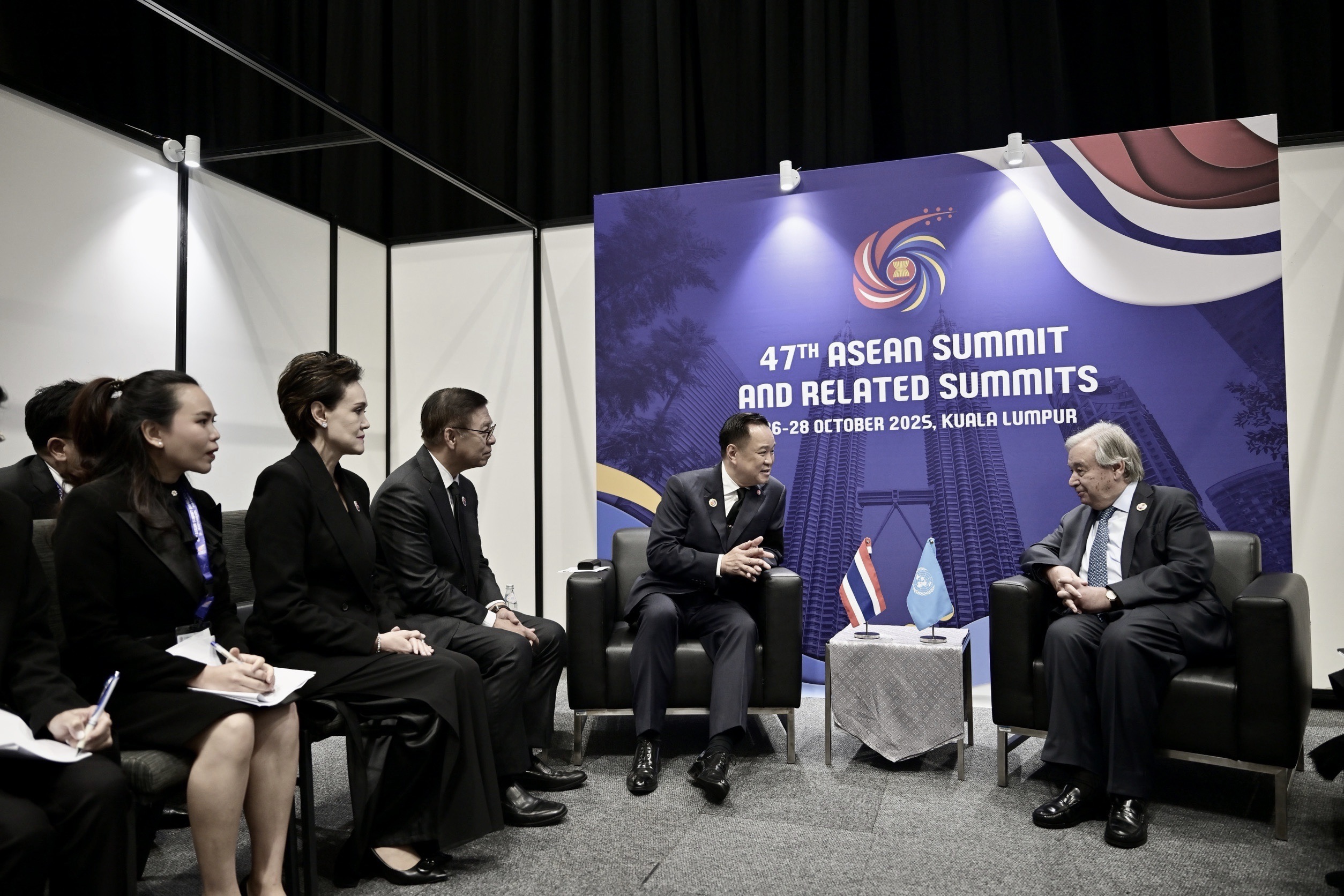 รัฐมนตรีว่าการกระทรวงการต่างประเทศร่วมกับนายกรัฐมนตรี พบหารือกับเลขาธิการสหประชาชาติ - กรม ...