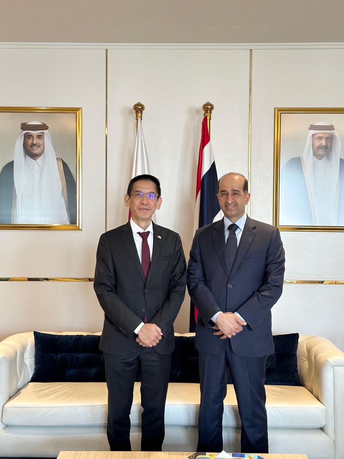 Ambassador of Thailand to Qatar met with the Medical Attaché of Qatar in Bangkok - Royal Thai ...