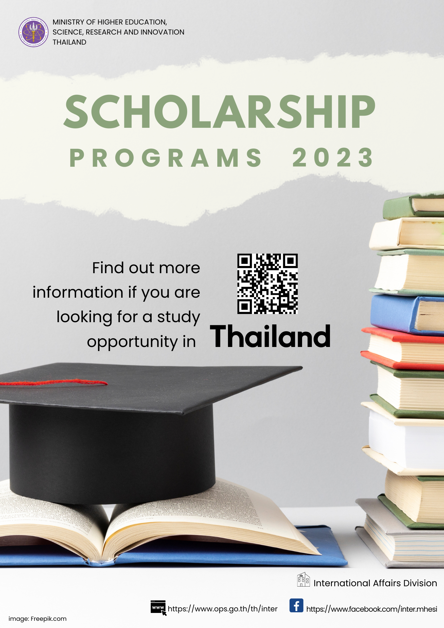 Thailand Scholarships 2023 - Royal Thai Embassy, Doha Thailand Scholarships 2023 - Royal Thai Embassy, Doha