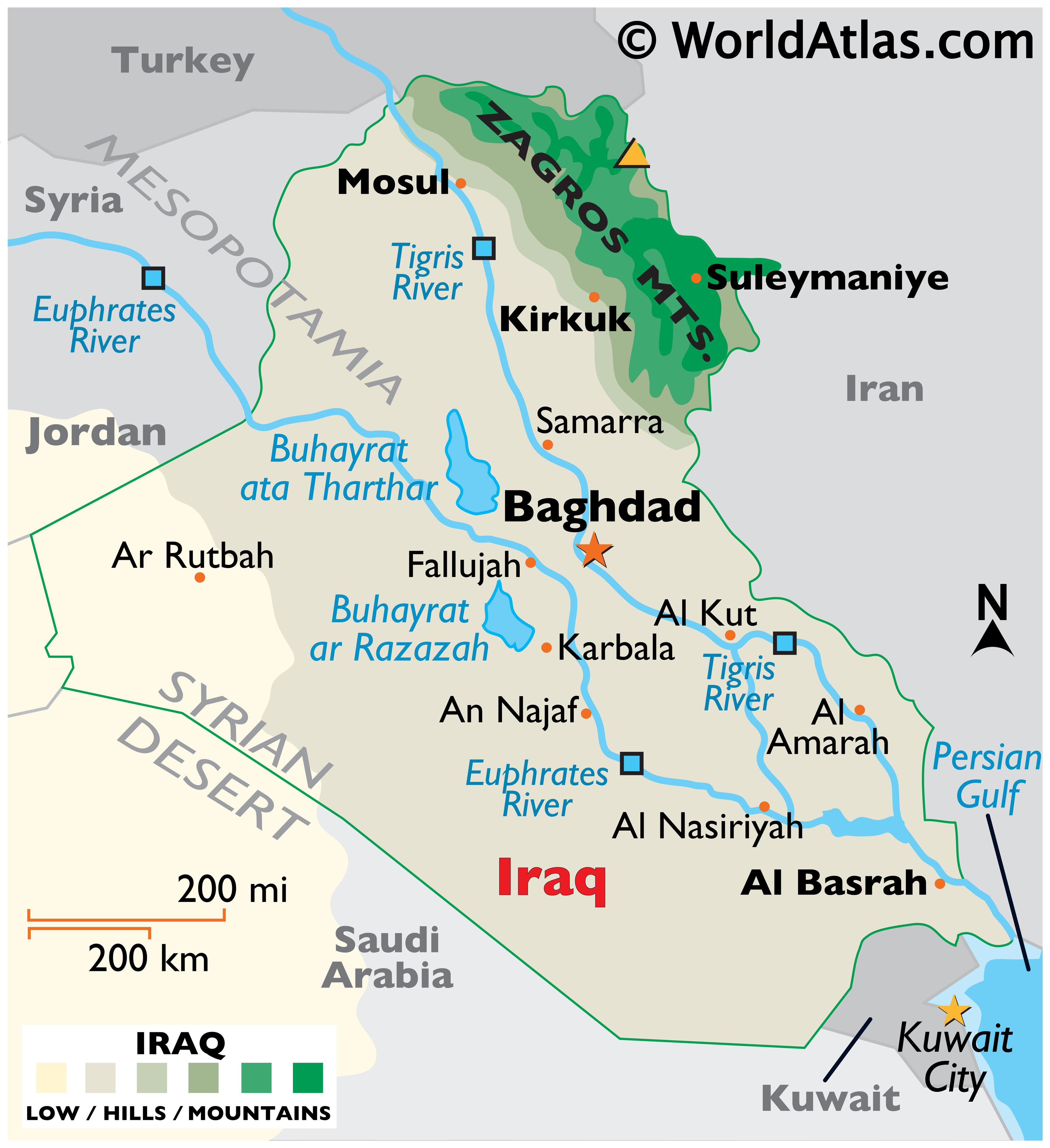 สาธารณรัฐอิรัก (Republic of Iraq) - กรมเอเชียใต้ ตะวันออกกลางและแอฟริกา