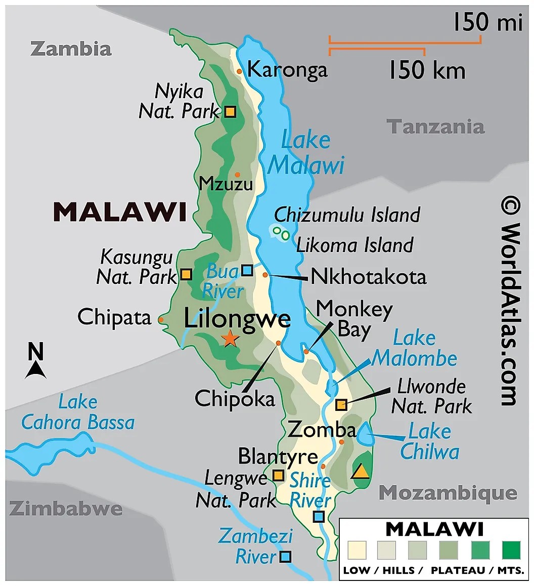 สาธารณรัฐมาลาวี (Republic of Malawi) - กรมเอเชียใต้ ตะวันออกกลางและแอฟริกา