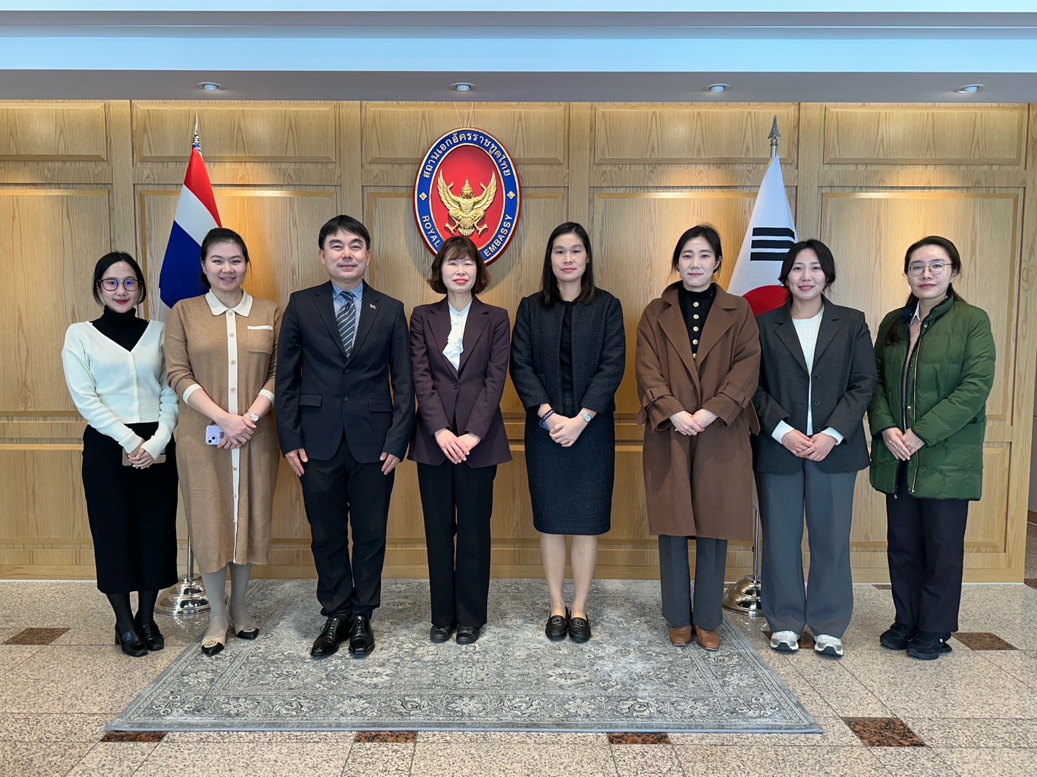 Charge d'affaires, a.i. of the Royal Thai Embassy in Seoul welcomed ...