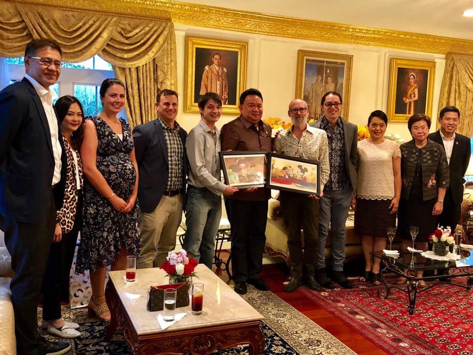 กงสุลใหญ่ฯ เลี้ยงอาหารค่ำแด่ทีม Walt Disney ผู้สร้างแอนิเมชั่น เรื่อง ... กงสุลใหญ่ฯ เลี้ยงอาหารค่ำแด่ทีม Walt Disney ผู้สร้างแอนิเมชั่น เรื่อง ...