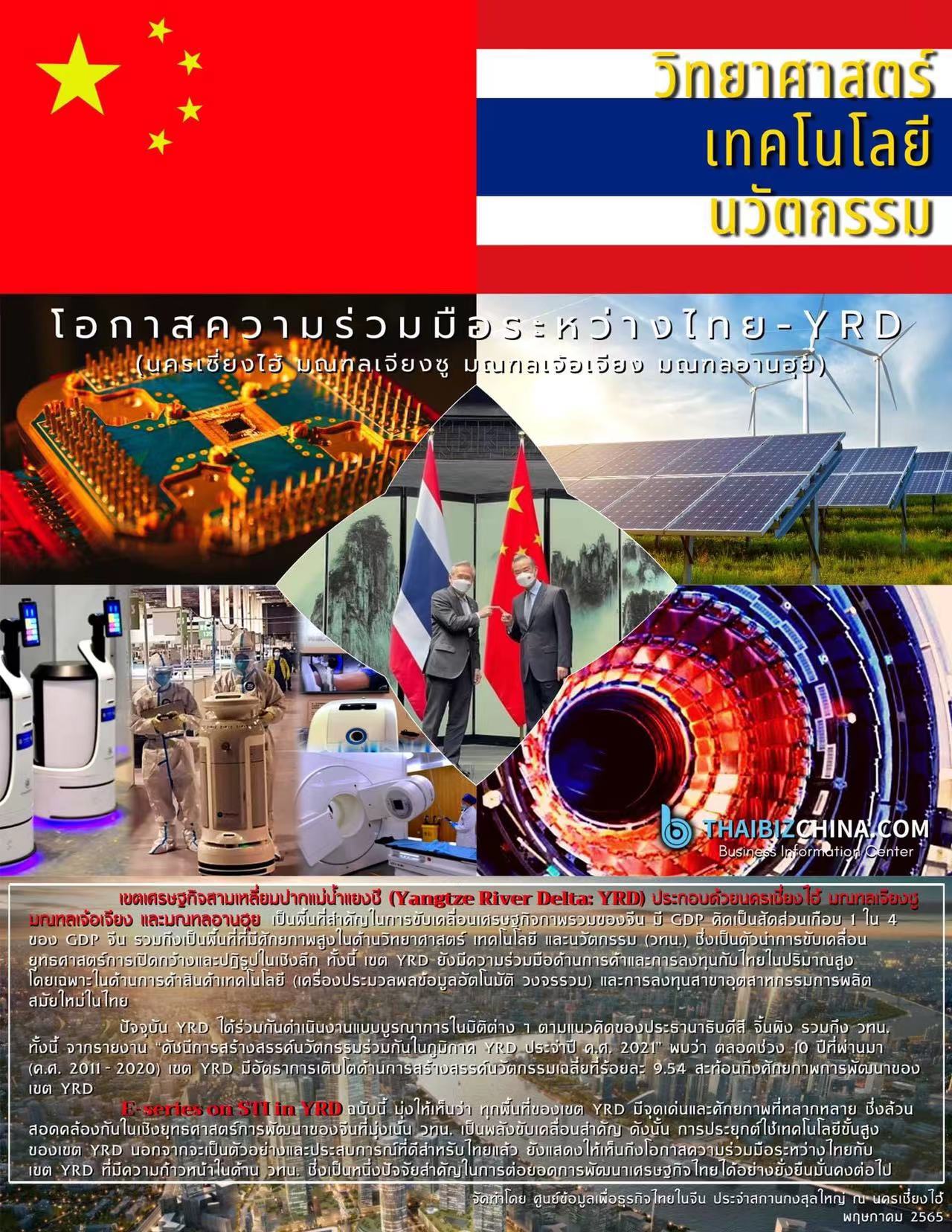 มาเรียนรู้ความก้าวหน้าทาง วทน. ใน YRD ผ่าน E-series on STI in YRD ครั้ง ...