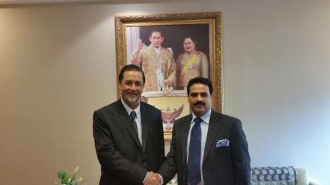 Ambassador of Thailand to Pakistan welcomed Mr. Zafar Mehmood ...