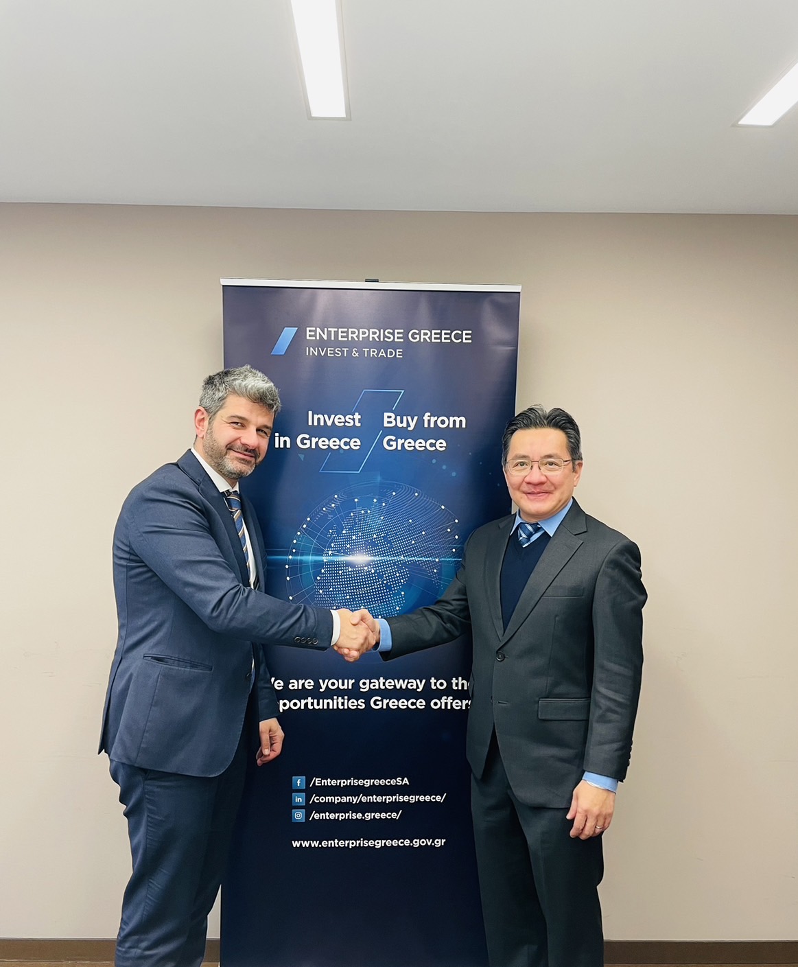 เอกอัครราชทูต ณ กรุงเอเธนส์ หารือกับผู้บริหาร Enterprise Greece เพื่อ ...